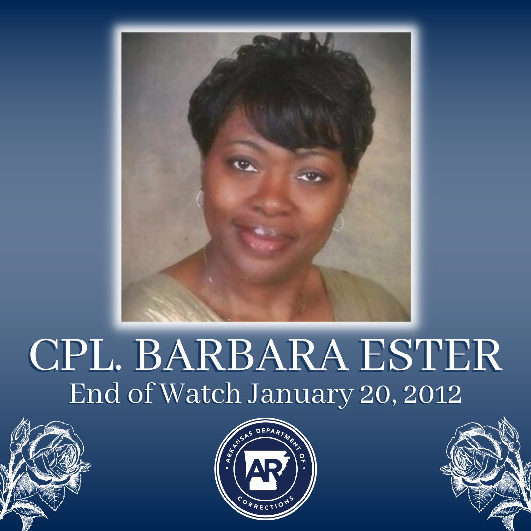 Arkansas Department of Corrections on Twitter: "Today marks 11 years since the death of Cpl ...