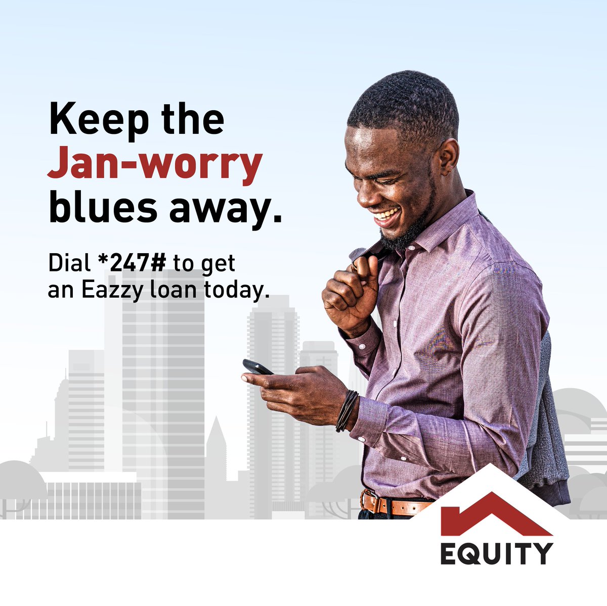 Equity Bank Uganda on Twitter: "Your finances are sorted this Jan-worry 😎 Just dial *247# to ...