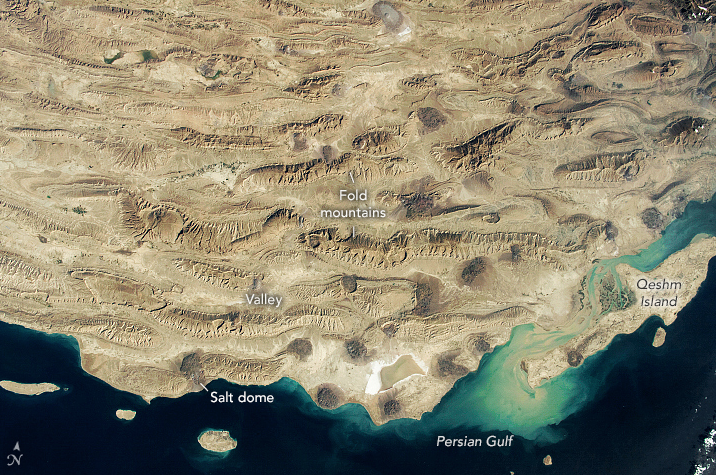 Iran Topographic Profile