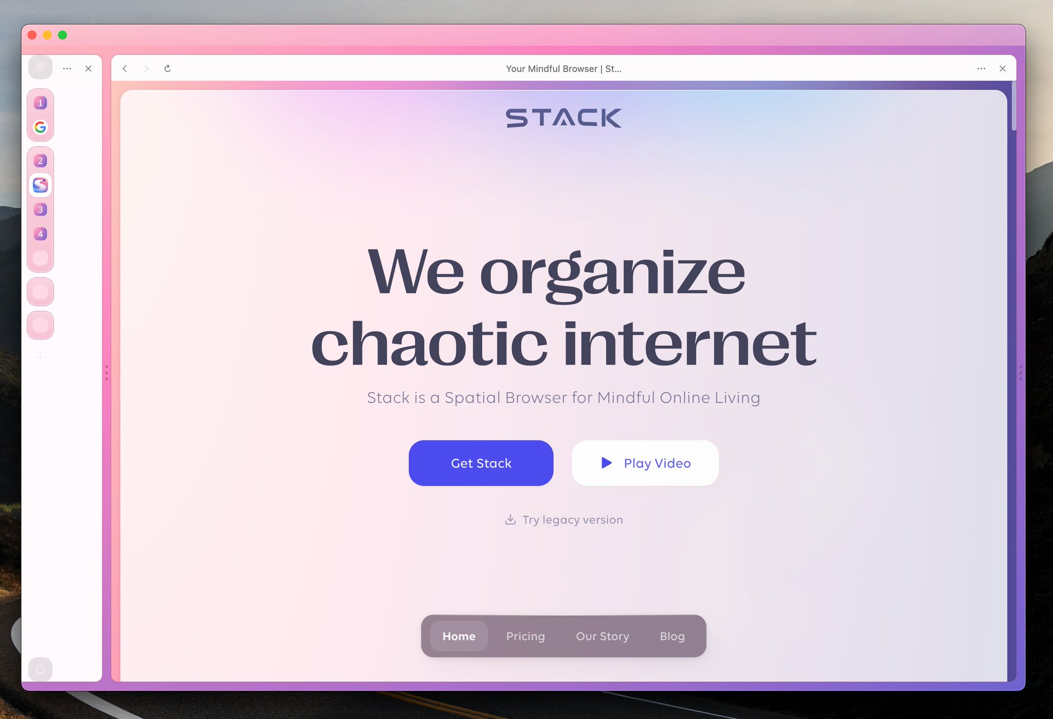 左子祯 on Twitter: "终于收到了 @Stack_HQ 浏览器的内测邀请码，作为之前一直在使用旧版 Stack 的用户，一直很期待他们的新浏览器，体验过后感觉还是有一些有趣和惊喜的 ...