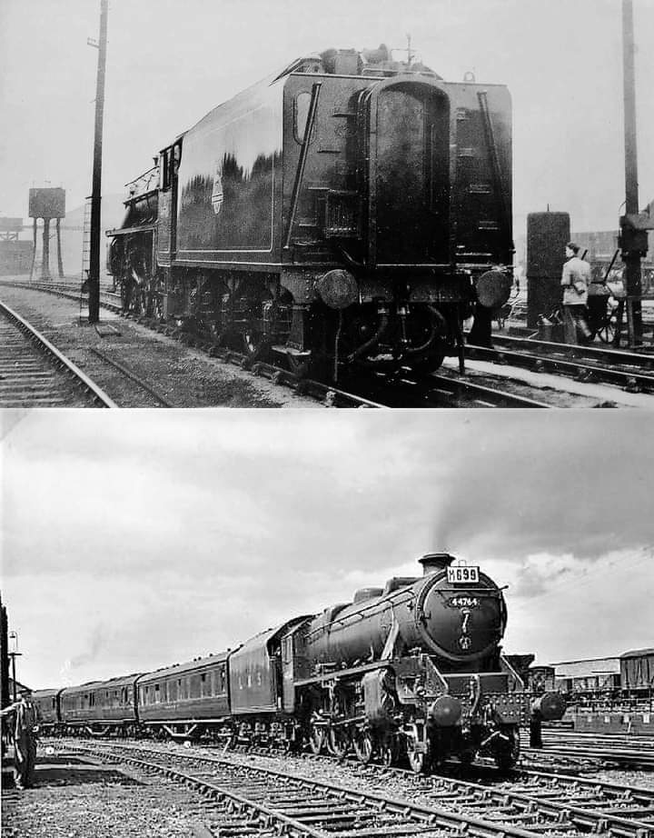 Western on Twitter: "RT @adipullenLNER: 2 photos of ex -LMS Class 5's attached to the single LMS ...