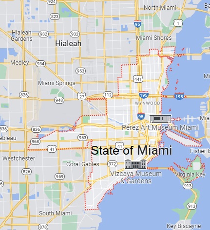 LeBatard Show Google Maps on Twitter: "📍State of Miami Florida 🇺🇸"