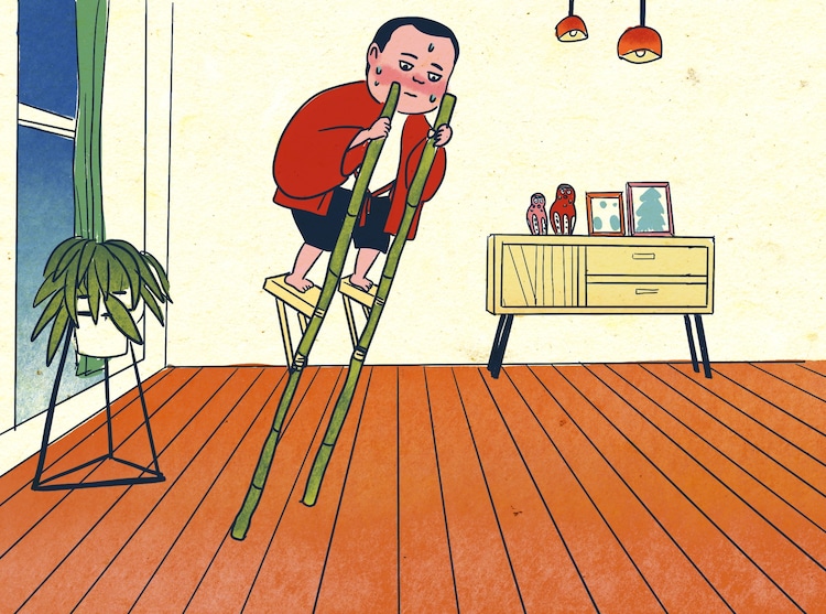 モグライダーinfo on Twitter: "RT @owarai_natalie: モグライダーがWeb動画でショート漫才93連発、ともしげは葛飾北斎風イラストに（コメントあり / 写真 ...