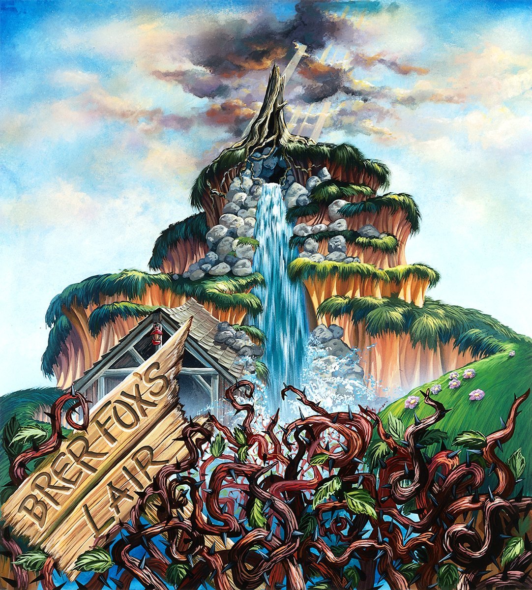 Splash Mountain Art