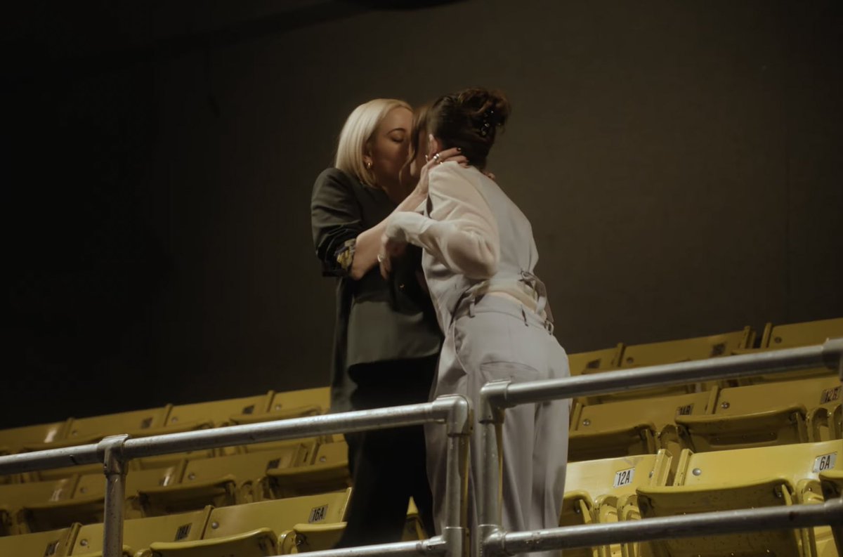 Pop Crave on Twitter: "Aubrey Plaza makes out with Chloe Fineman in new #SNL promo video."