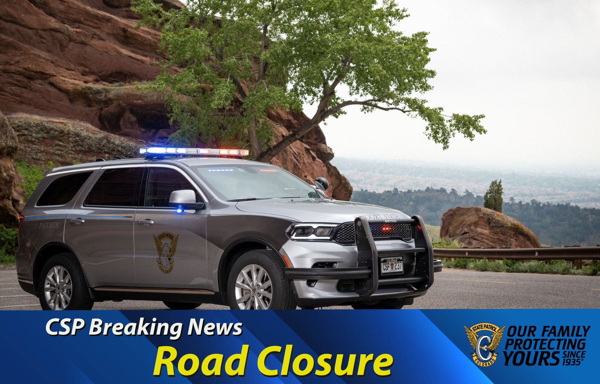 Colorado State Trooper Car El Paso County Topped Colorado's List For