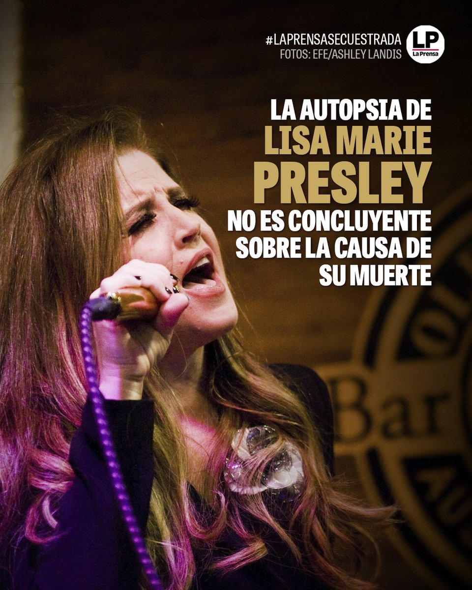 La autopsia de Lisa Marie Presley, la hija de Elvis Presley, quien ...