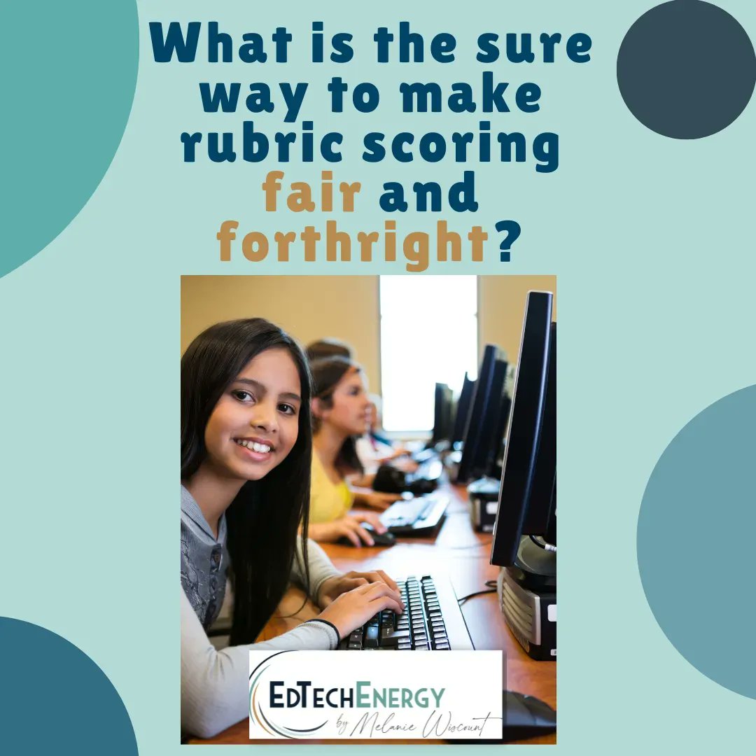 EdTechEnergy on Twitter: "Have at least 4-5 ratings per rubric criterion to give students a fair ...