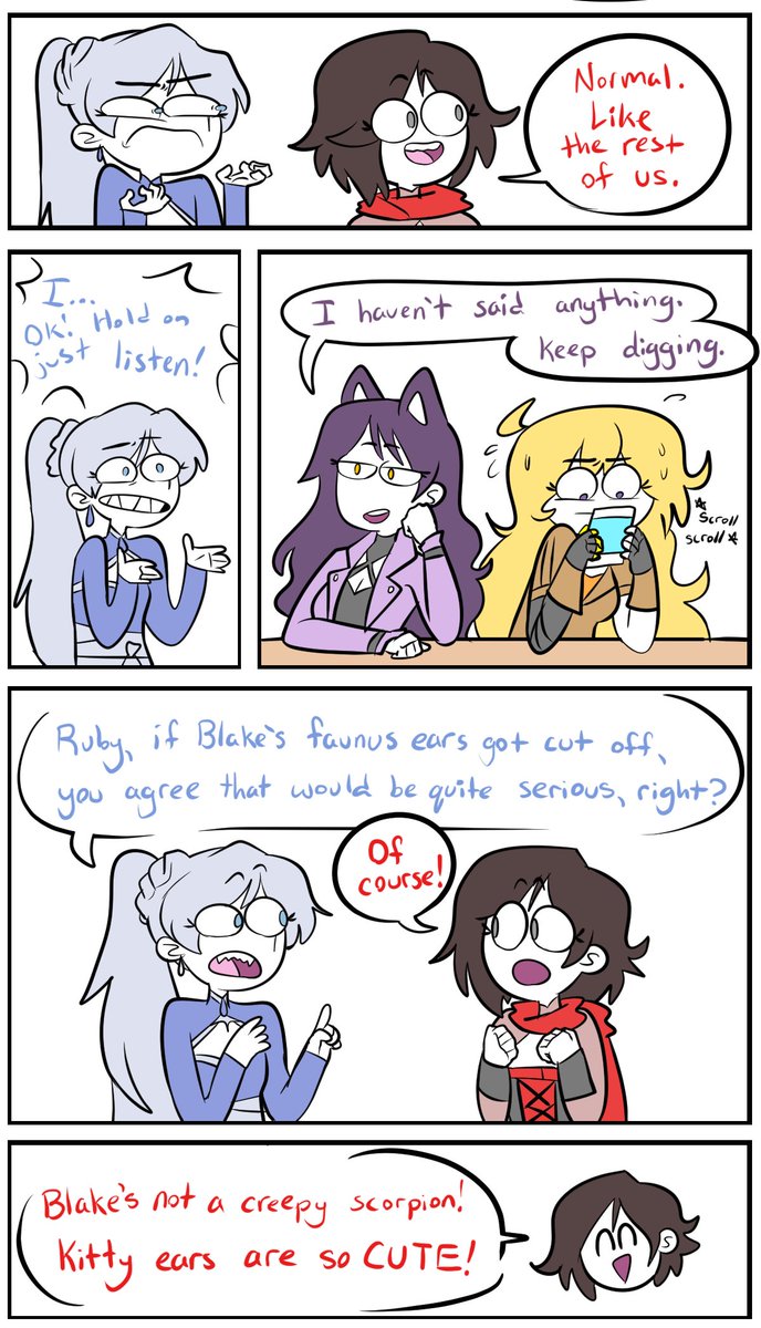 JumJamz on Twitter: "🦂 high effort low effort shitpost this is dumb why did i make this bye #RWBY"