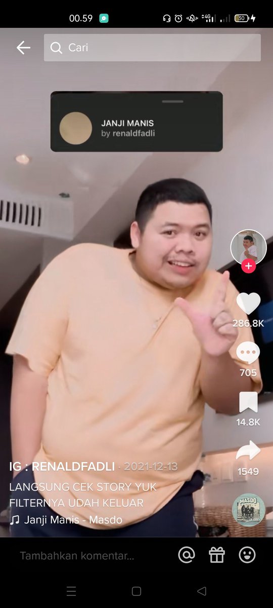 sin-cos on Twitter: "Hmm🥲 Renald Fadli Kang edit filter itu yag?"