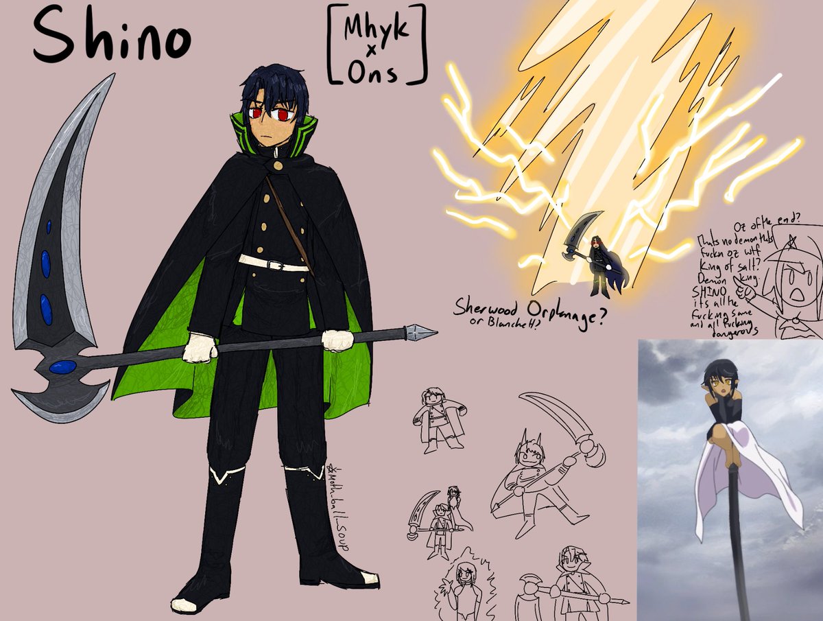 まほやく「Mahoyaku x Owari no Seraph not pictured」|Moth (now including ...