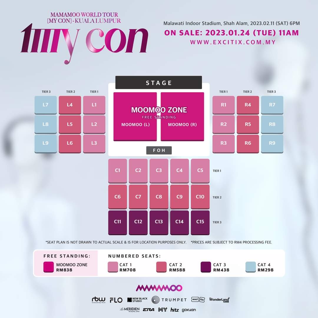 Malaysian Kpop Fans (MKF) on Twitter: "[INFO] MAMAMOO WORLD TOUR [MYCON] - KUALA LUMPUR Ticket ...