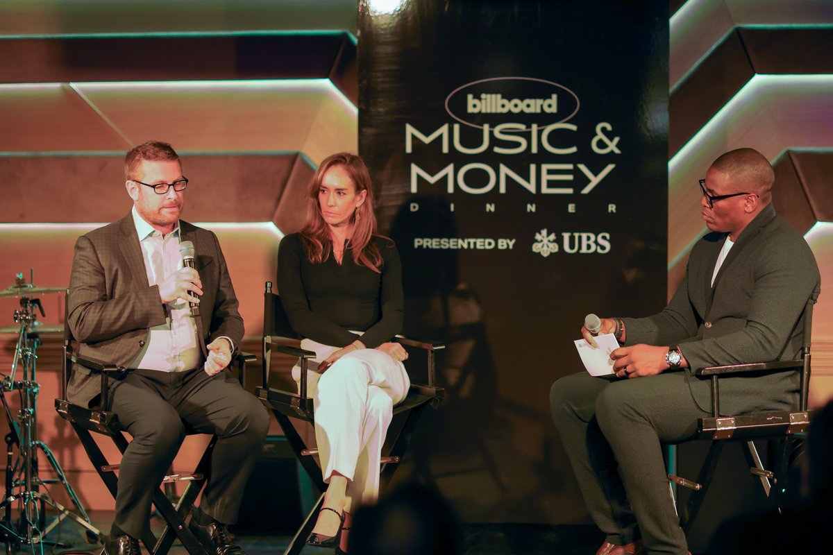 The Billboard Music and Money dinner presented by @UBS united some of ...
