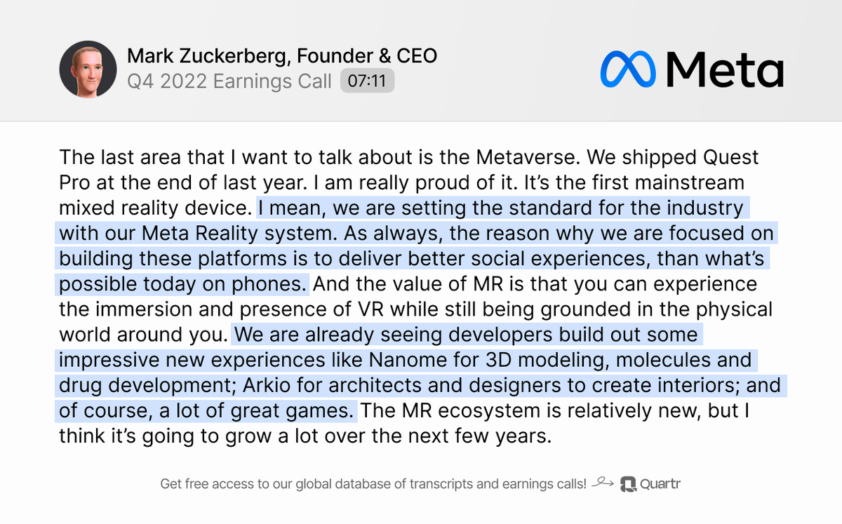 $META is up 24% following yesterday's Q4 earnings release and buyback ...