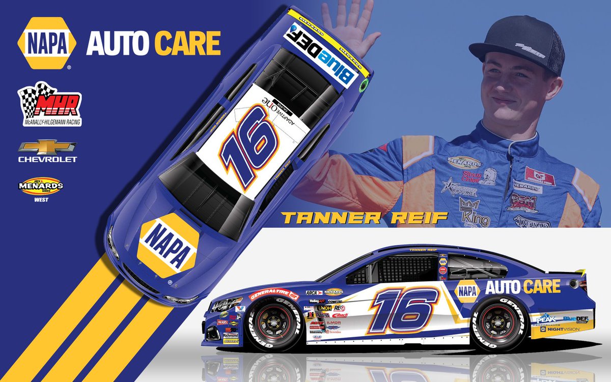 Tanner Reif driving for McAnally in ARCA West : r/NASCAR