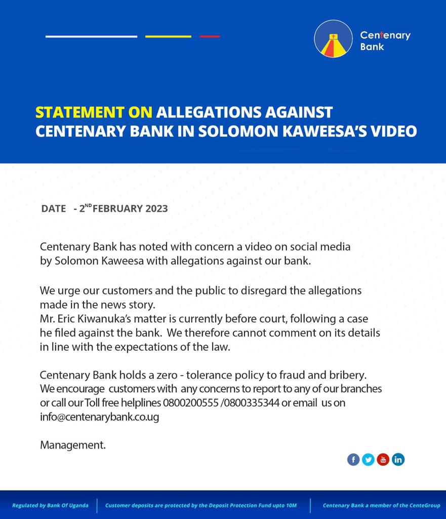 Centenary Bank on Twitter: Centenary Bank on Twitter: