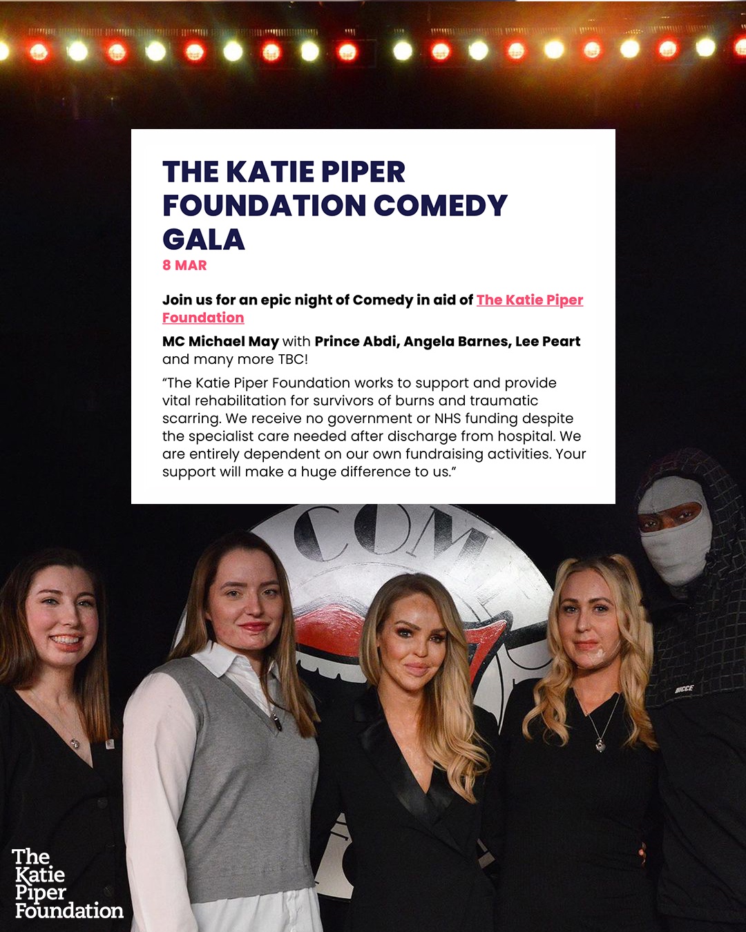 The Katie Piper Foundation on Twitter: "The @KPFoundation Comedy Show is BACK! 💥 Join us on ...