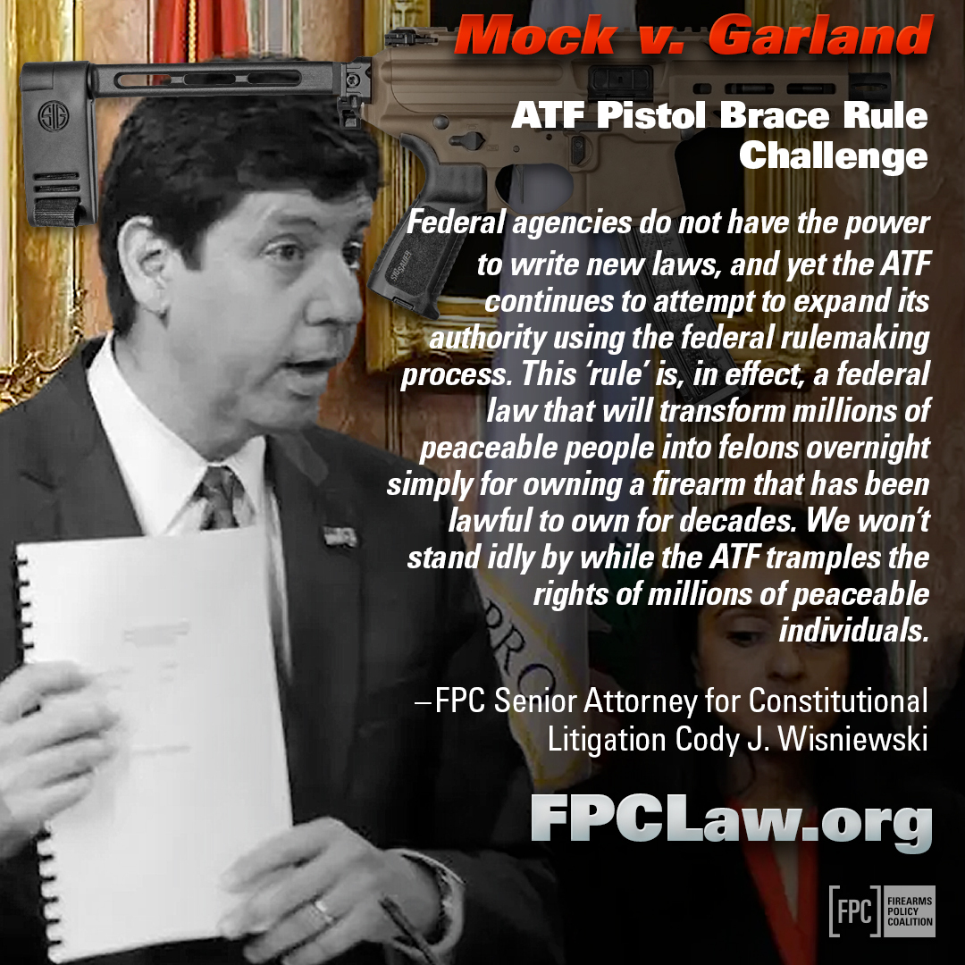 Firearms Policy Coalition on Twitter: "Today, FPC filed litigation challenging the Bureau of ...