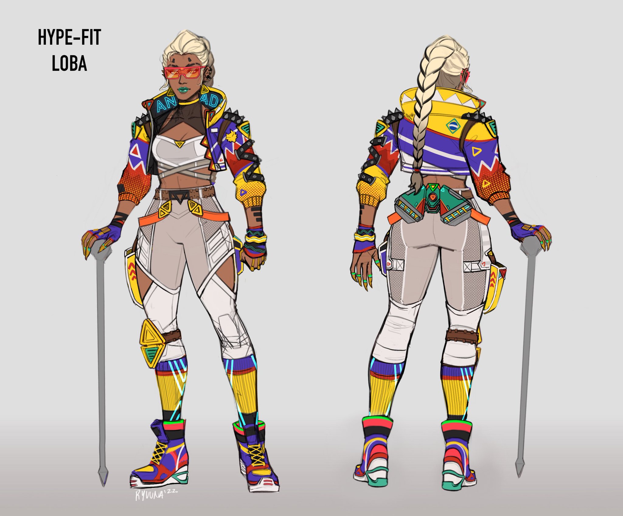 Grass 🌱 On Twitter Braid Won Poll Hype Fit Loba Skin Concept Ive Been Sitting On For Awhile I
