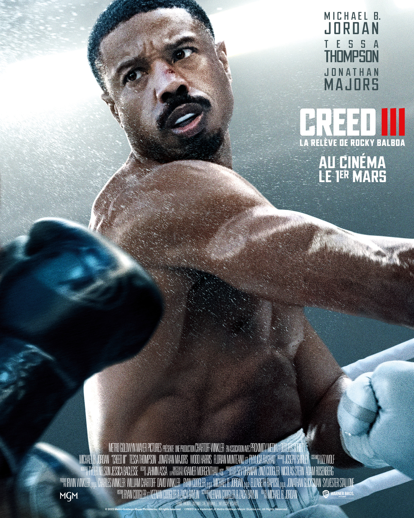 JV - Jeux vidéo on Twitter: "Une affiche promotionnelle de Creed III avec Michael B. Jordan a ...