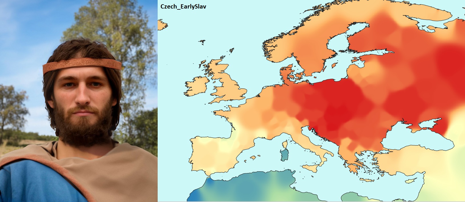 Slavic People Map