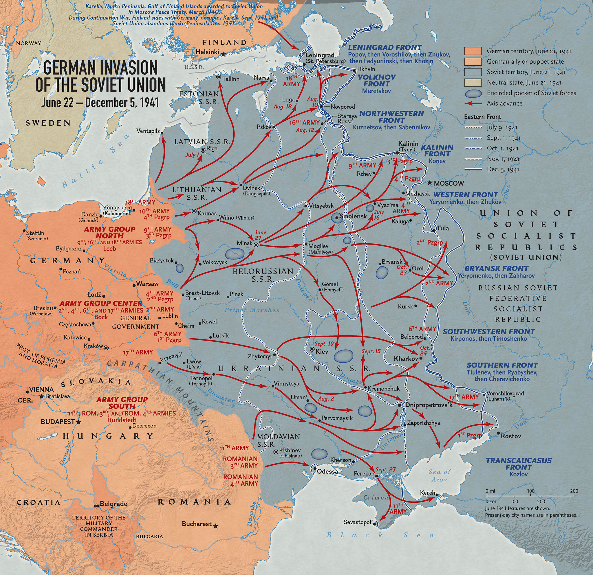 Soviet Union Ww2 Map
