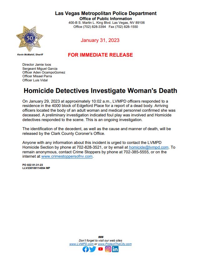 LVMPD on Twitter: LVMPD on Twitter: