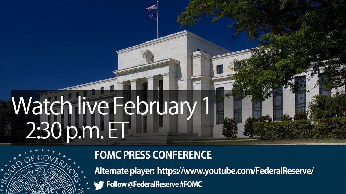 VectorAnálisis on Twitter: "RT @federalreserve: Tomorrow at 2:30 p.m. ET: Chair Powell hosts ...