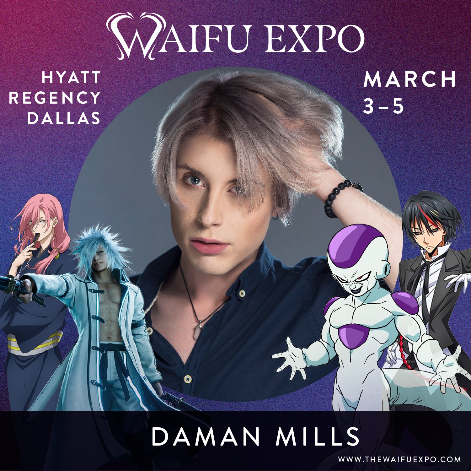 TW Pornstars - WaifuExpo. Twitter. 💜GUEST INCOMING💜: Voice Actor Daman Mills (Frieza ...