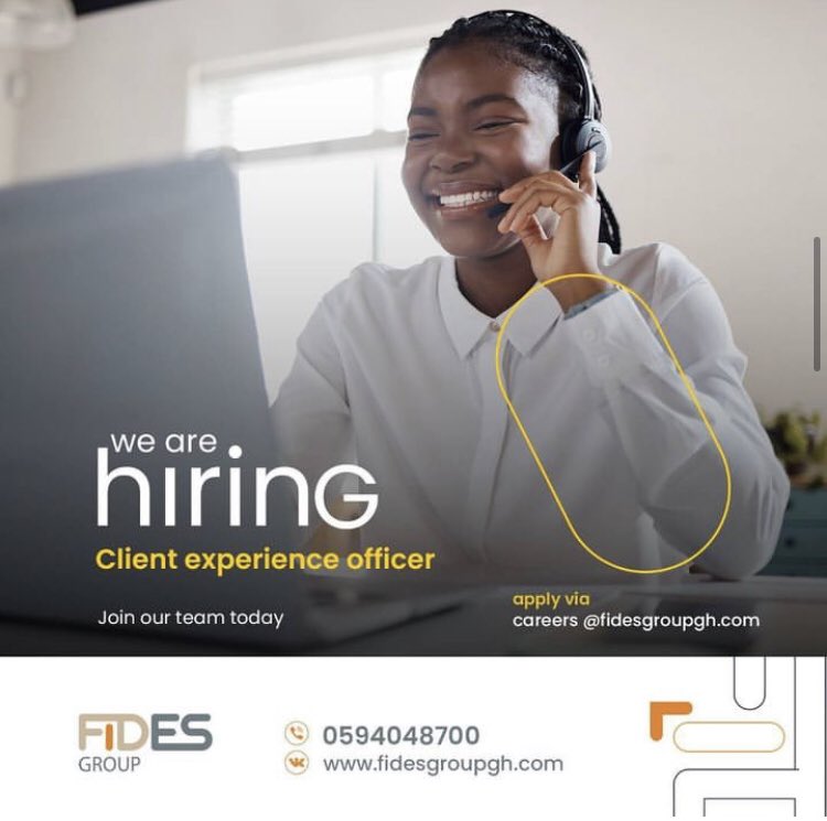 Jobly Ghana | Jobs in Ghana on Twitter: "Fides Group is hiring