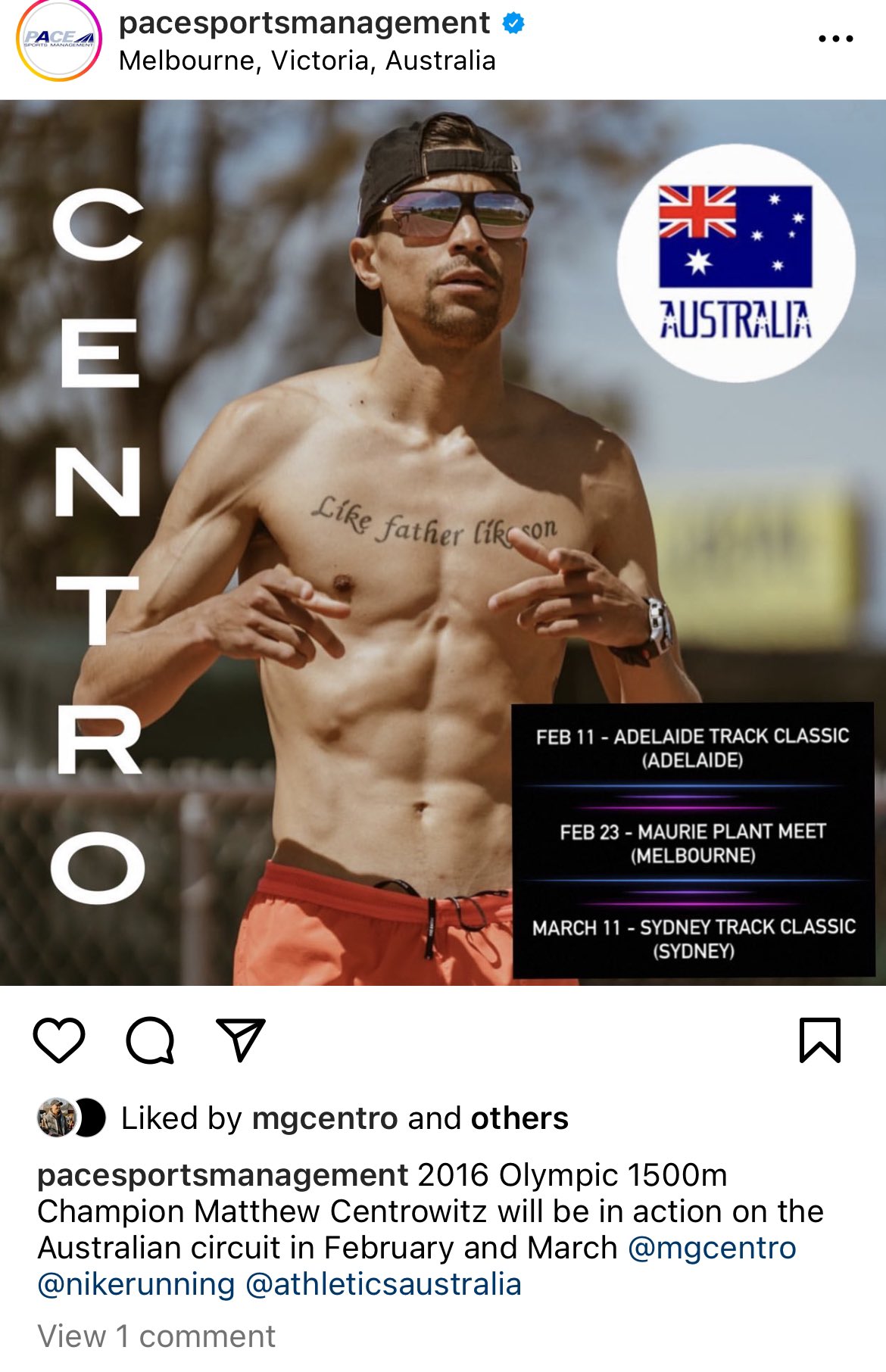 Matthew Centrowitz Tattoos Matt Centrowitz Wins His First Indoor Title