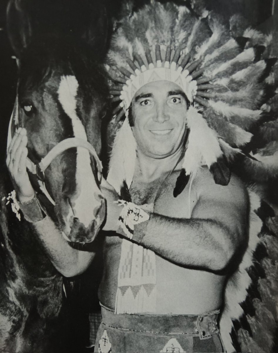 Rasslin' History 101 on Twitter: "Billy White Wolf(the future Sheik Adnan Al-Kaissie),making a ...