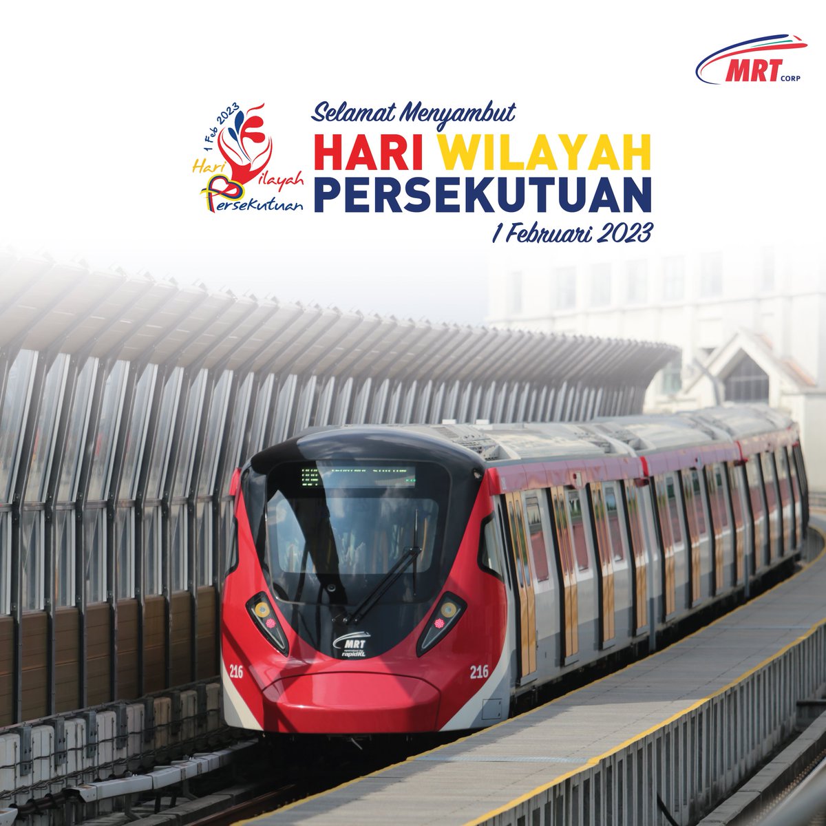 MRT Corp on Twitter: "Bertemakan Wilayah Persekutuan untuk semua, MRT Corp mengucapkan Selamat ...