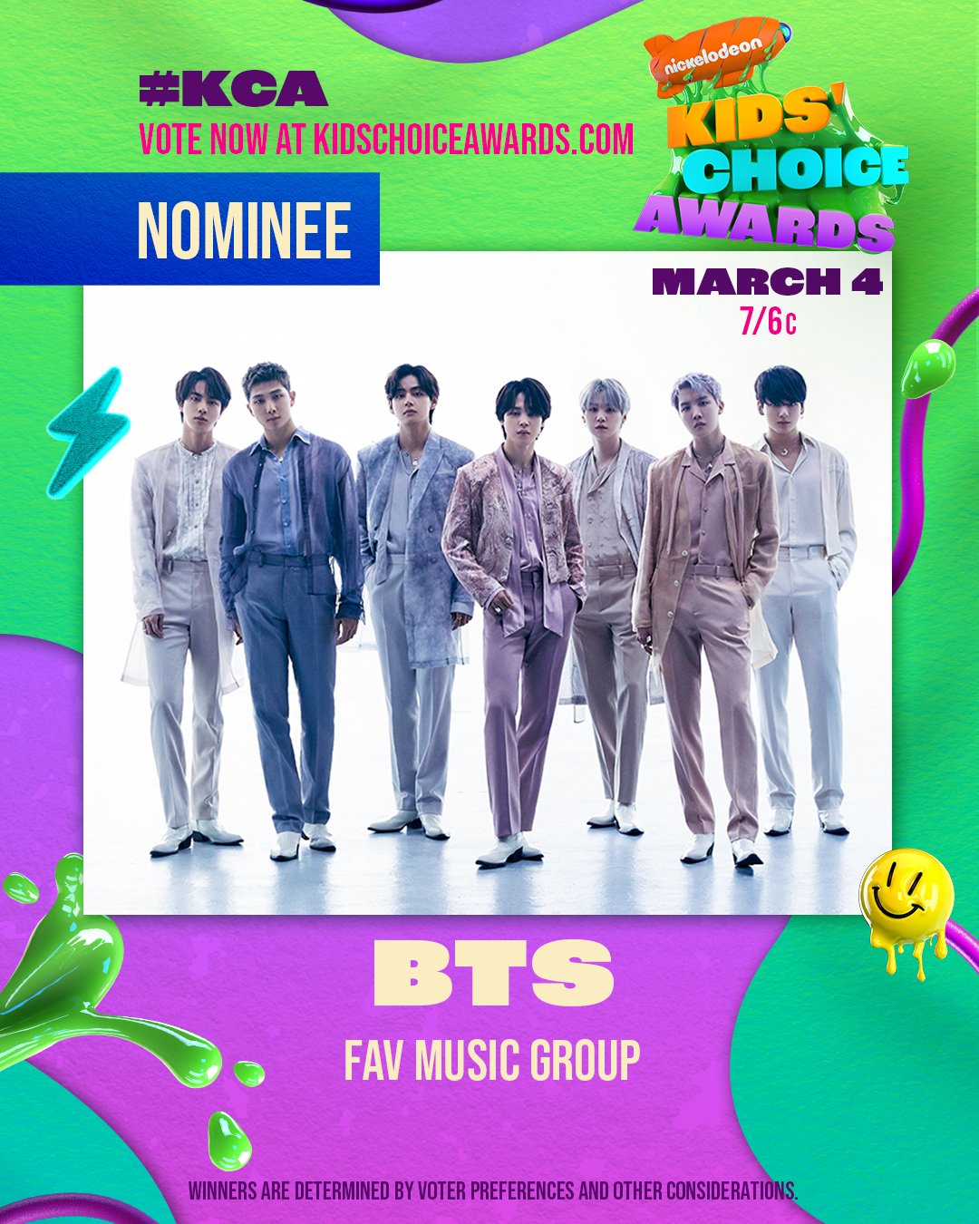 BTS_official on Twitter: "We are excited to be nominated for 'Favorite Music Group' at the 2023 ...