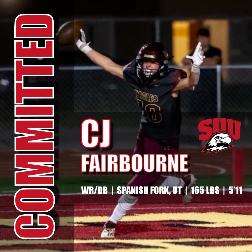 CJ Fairbourne on Twitter: "I am excited to announce I will be staying home and committing to SUU ...