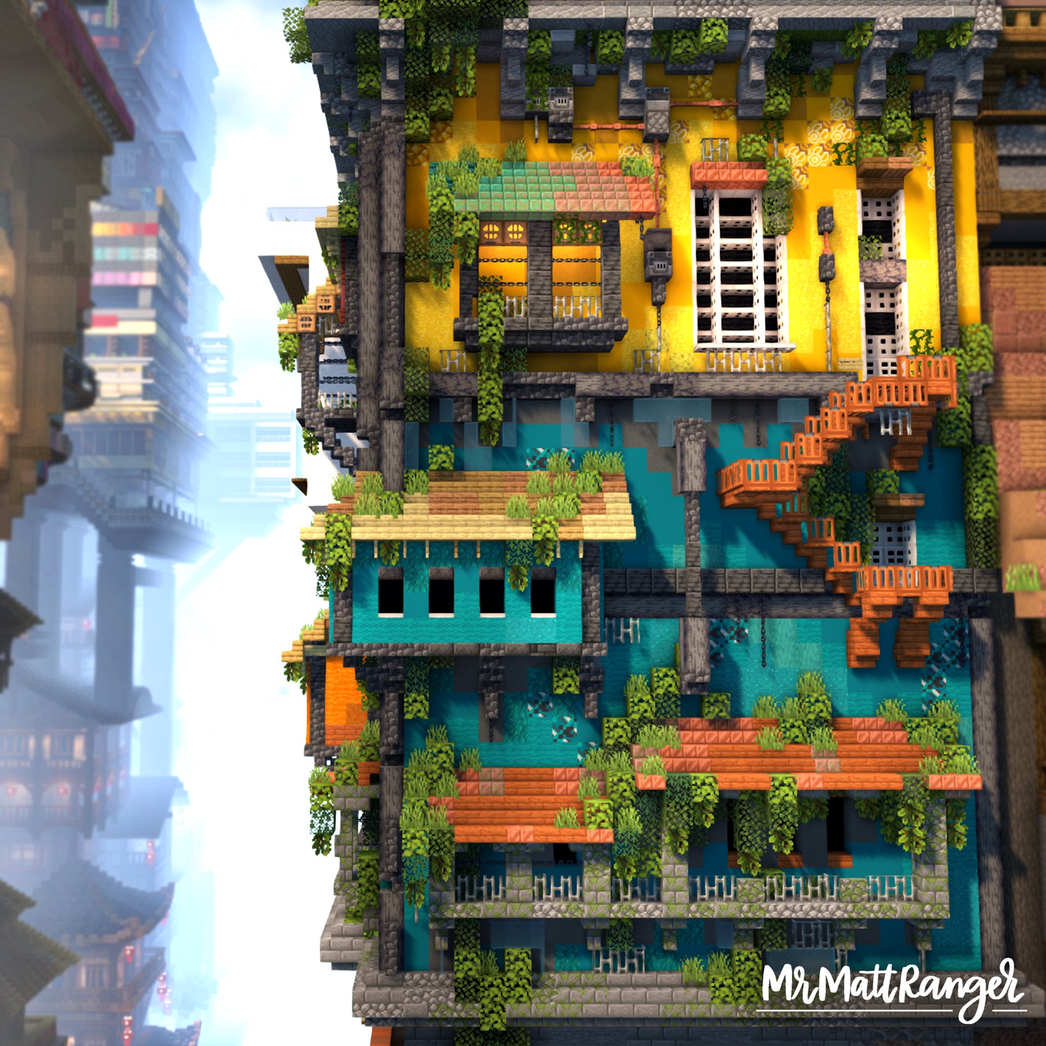 Overgrown City Minecraft