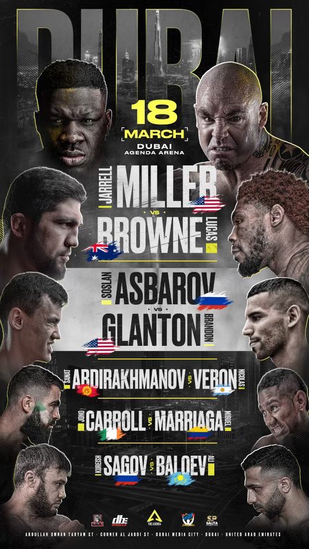 Jarrell Miller vs. Lucas Browne | ProBox TV - March 18, 2023 - BoxRec