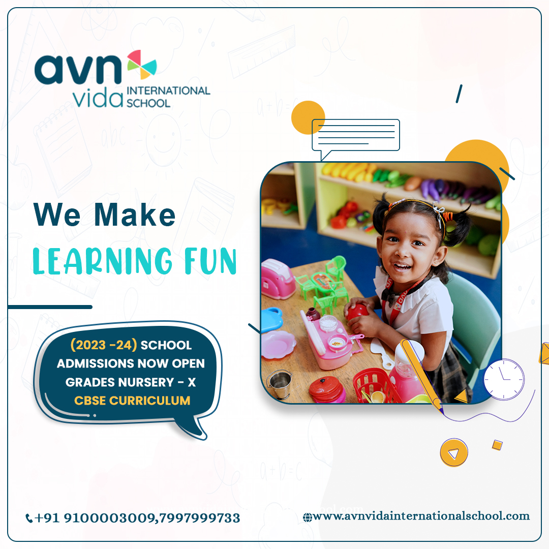 AVN Vida School on Twitter: "Let's make the learning of your kids fun by joining them at avn ...