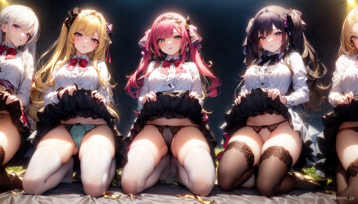 Hentai Angels on Twitter: "RT @proto_jp: Idol Harem http://pixiv.me/proto_jp #AIart #AIイラスト"