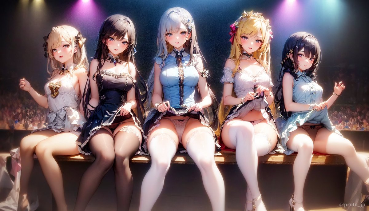 Hentai Angels on Twitter: "RT @proto_jp: Idol Harem http://pixiv.me/proto_jp #AIart #AIイラスト"