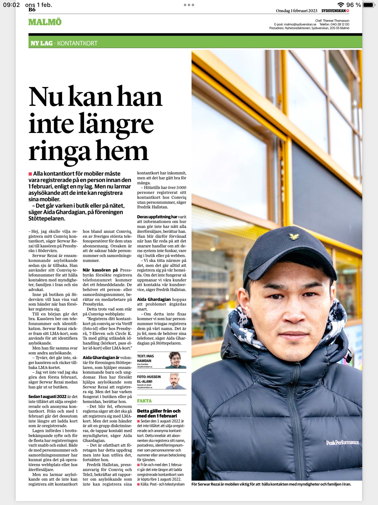 Nils molander on Twitter: "Snygg jacka och mössa den stackars asylsökanden har. https://t.co ...