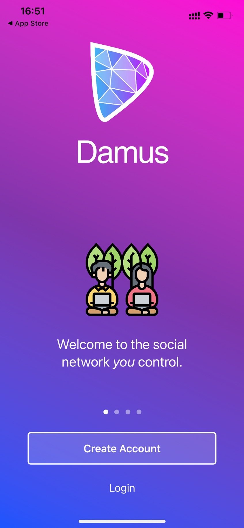 鉴叔 on Twitter: "推特创始人@jack力推的Web3社交 app Damus 上线了（目前IOS版本需要海外ID），这是去中心化社交协议 Nostr 的首个移动客户端。注册不需 ...