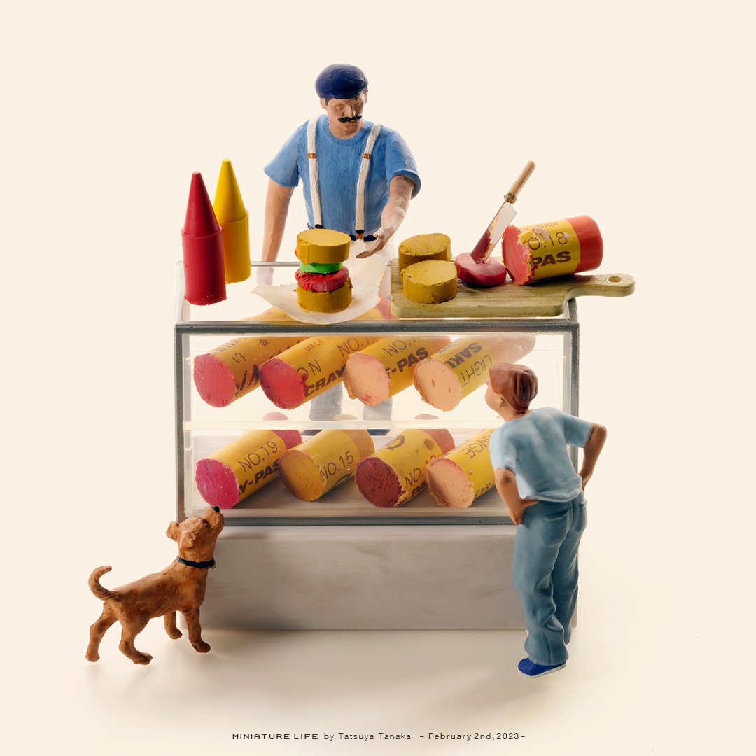 Tatsuya Tanaka 田中達也 on Twitter: "ハンバーガーをくれよん https://t.co/anR78hAYmx" / Twitter