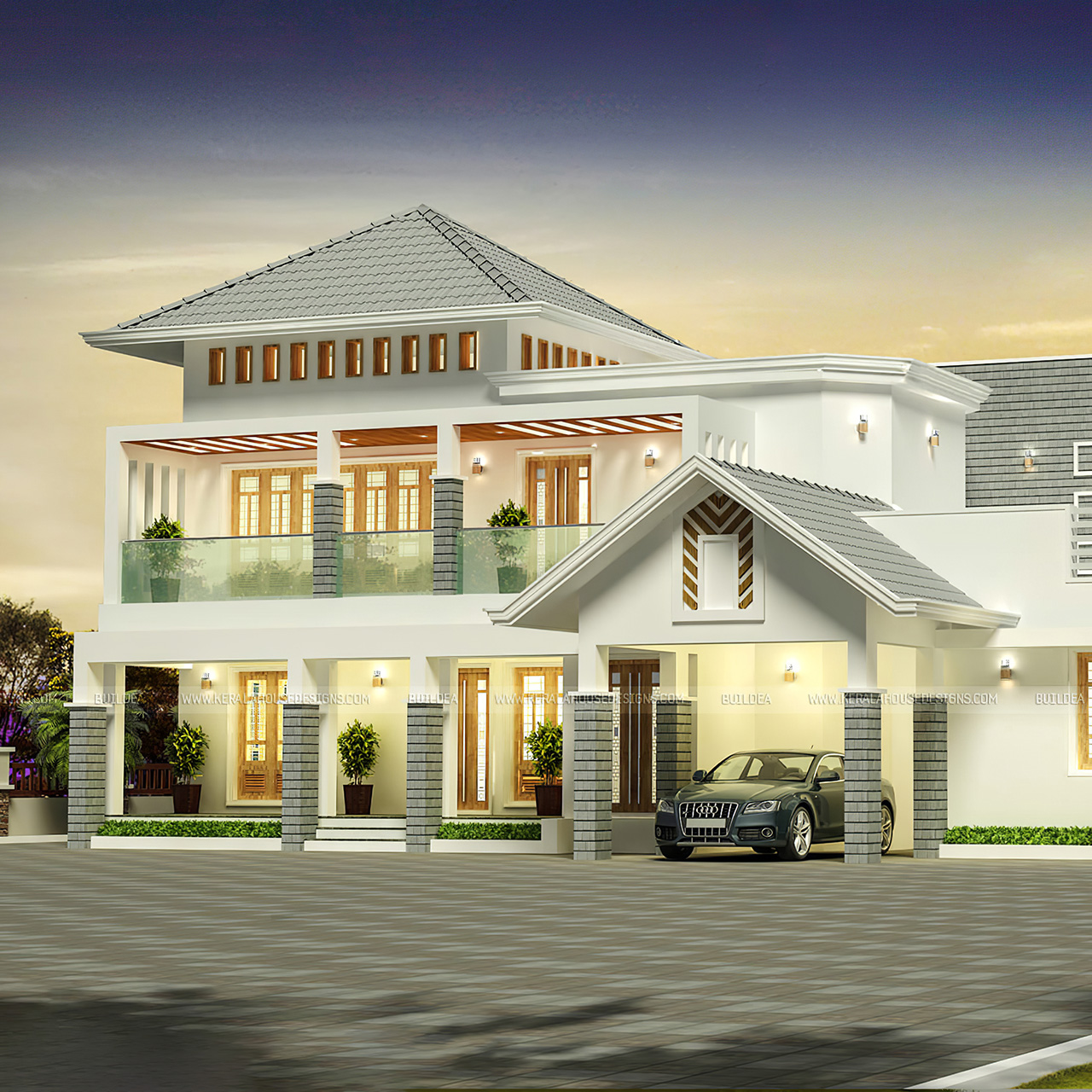 Luxury Kerala House Design Plans Luxury House Design: 3 Bedroom Layout