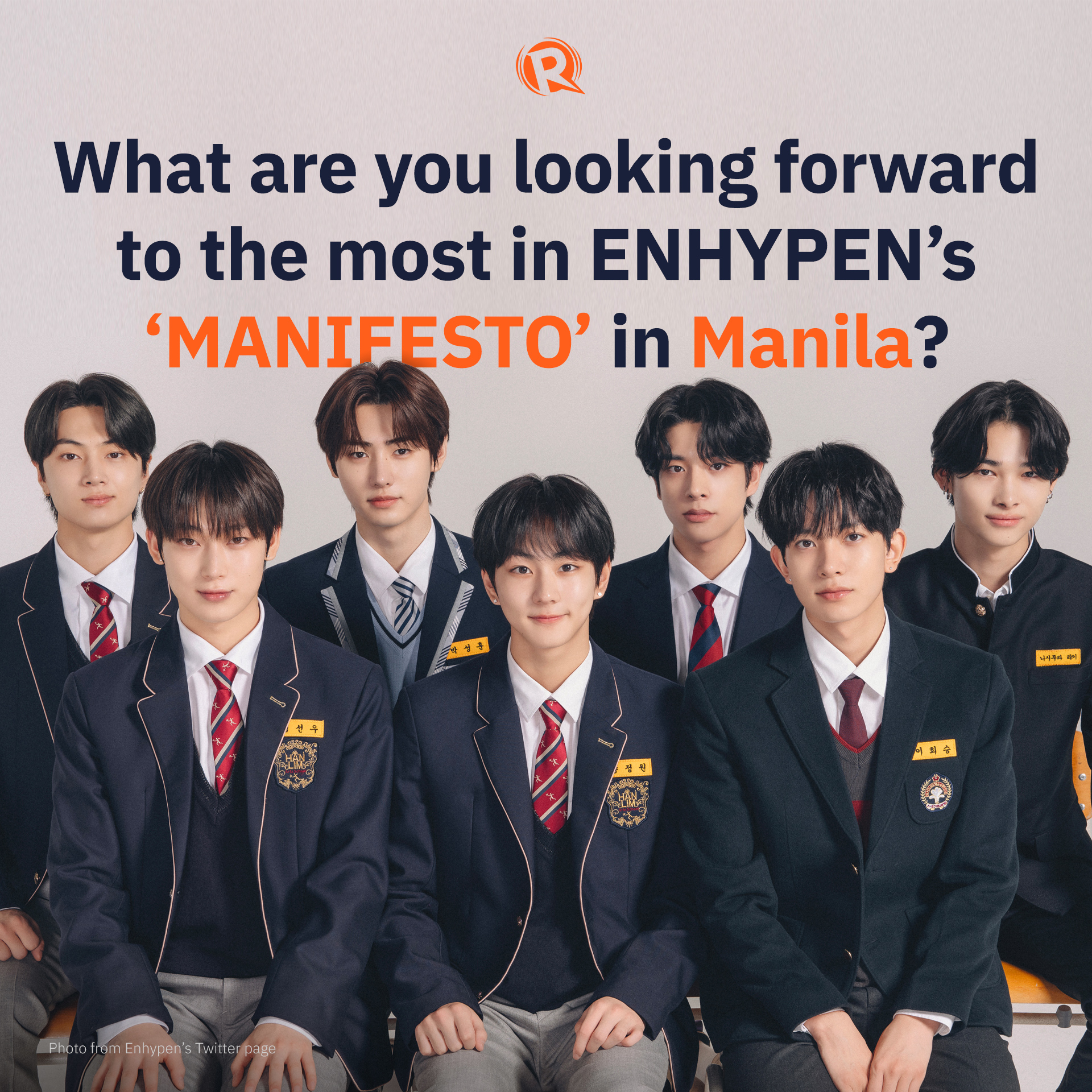 Rappler on Twitter: "Shoutout Filipino ENGENEs! @ENHYPEN is set to make history as the first K ...