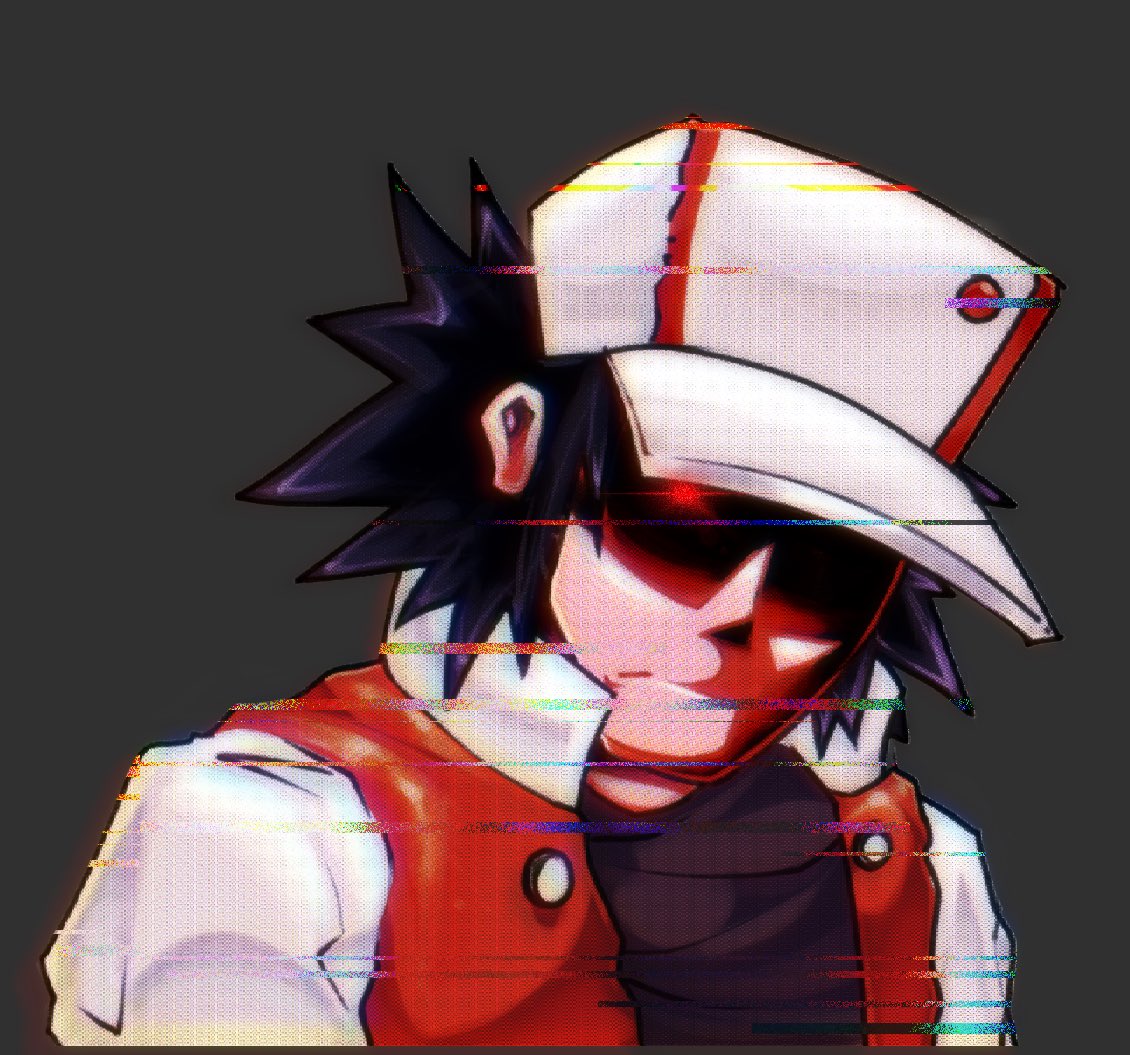 Glitchy Red