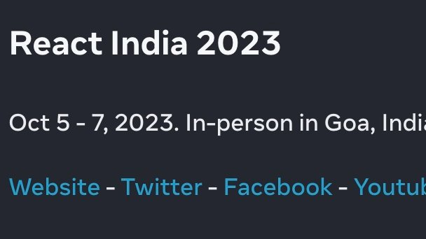React India 🇮🇳 on Twitter: React India 🇮🇳 on Twitter: