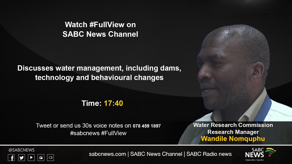 SABC News on Twitter: "RT @SABCFullView: [STILL TO COME] on #FullView anchor @_BongiweZwane will ...