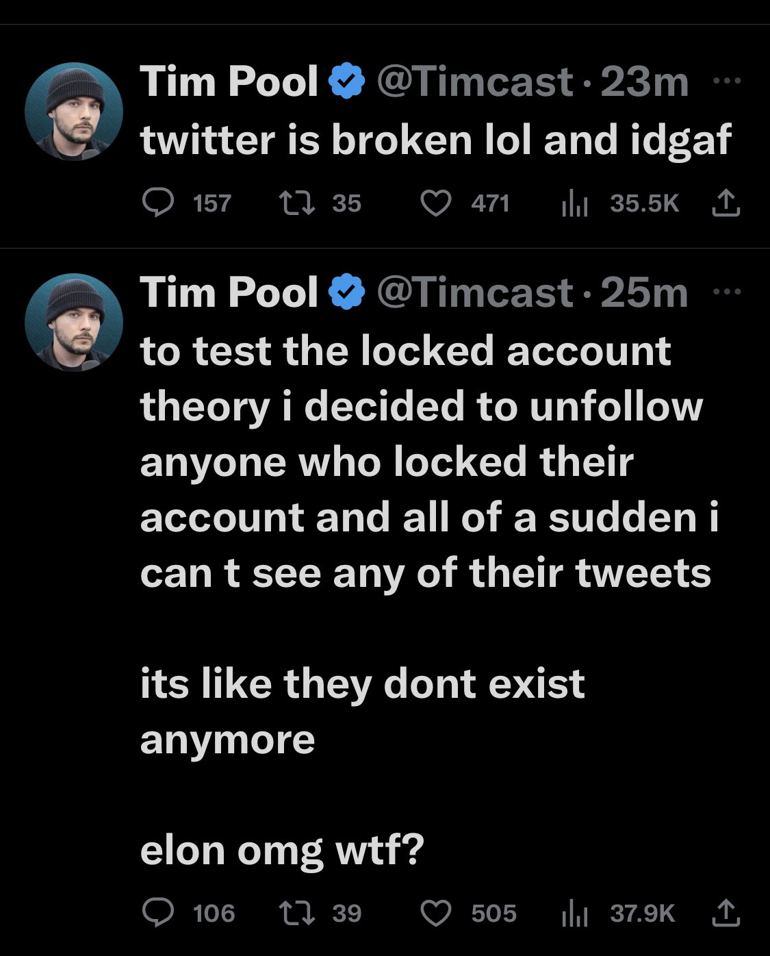 Bryan McNally on Twitter: "@Timcast For someone who tweets “idgaf” ya sure keep crying about it ...