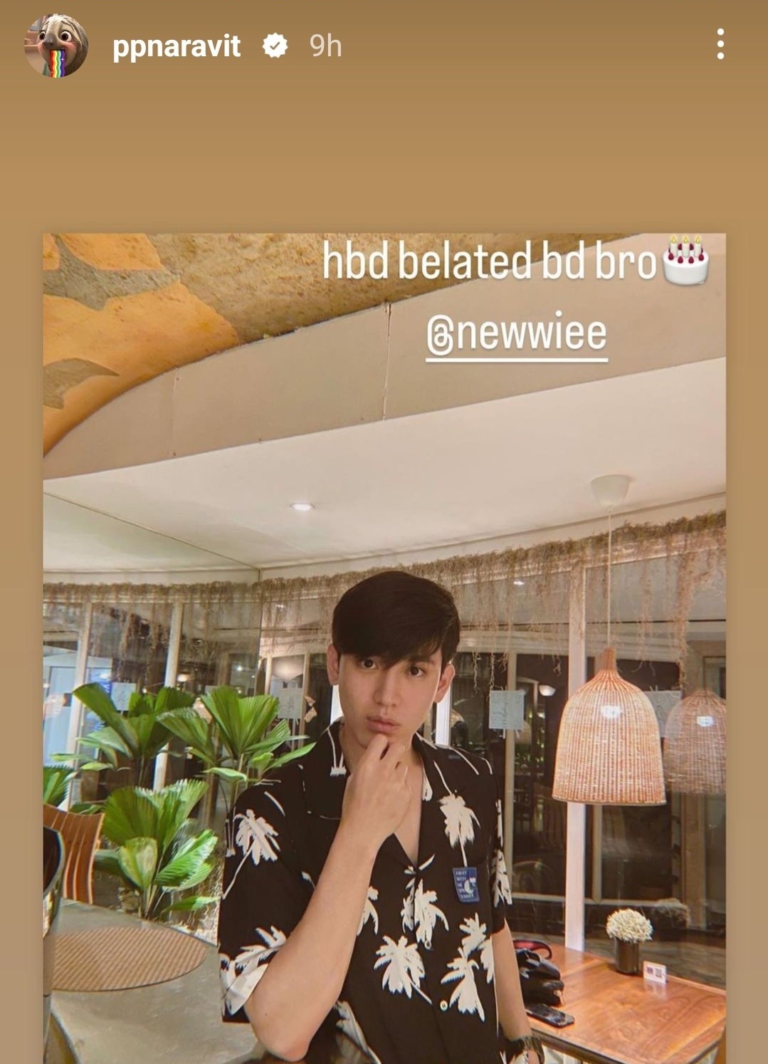 nina 🍒 on Twitter: "i told y'all pond (gmmtv) is unhinged! of all the pictures to wish new hbd ...